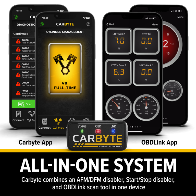 Carbyte™ - AFM/DFM/Auto Start/Stop Disabler for GM Cars and Trucks