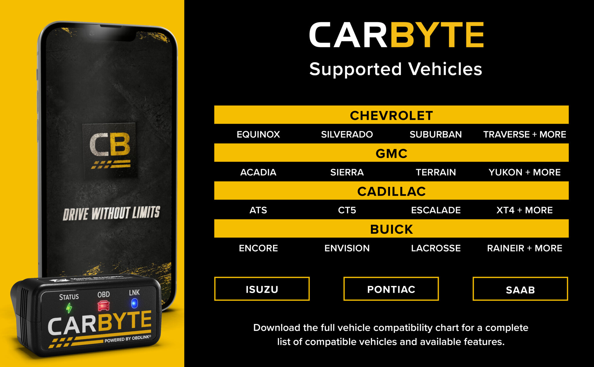 Carbyte™ - AFM/DFM/Auto Start/Stop Disabler for GM Cars and Trucks